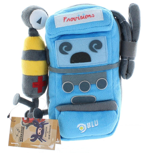 Team Fortress 2 8" Talking Dispenser Plush Blue - ToynkDownUnder