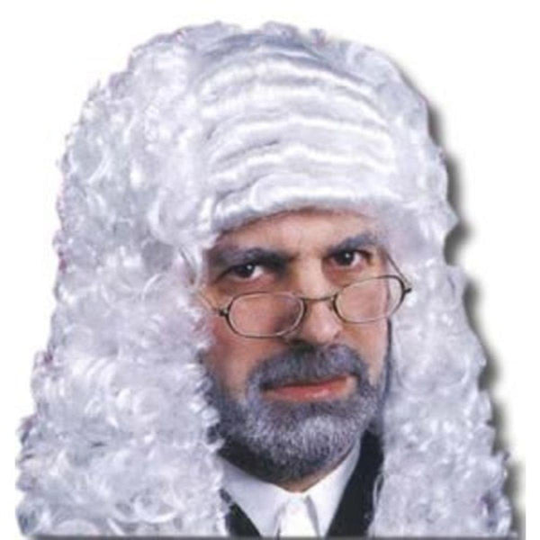 Judge Barrister Old English Colonial Costume Wig - ToynkDownUnder