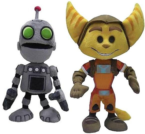 Ratchet And Clank 8" Plush: Set Of 2 - ToynkDownUnder