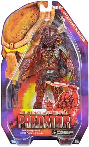 Predators Series 10 7" Action Figure Lava Planet Predator - ToynkDownUnder
